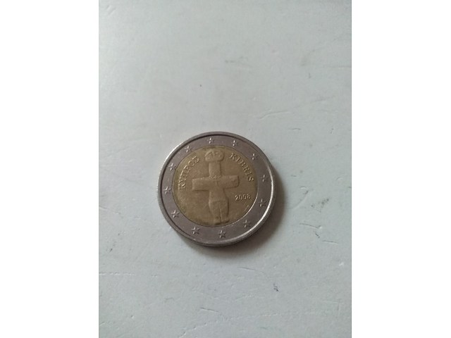 2 eura Kipar  2008.