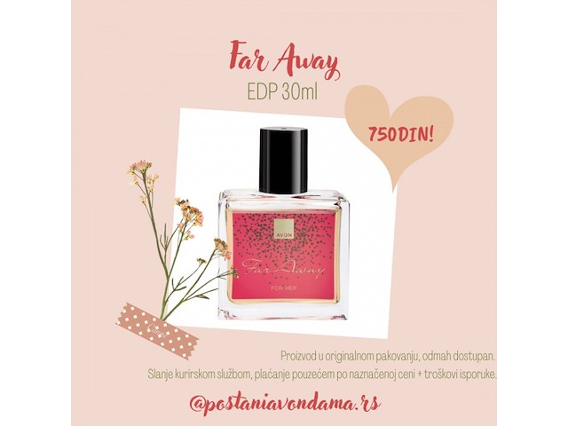 Avon Far Away EDP 30ml