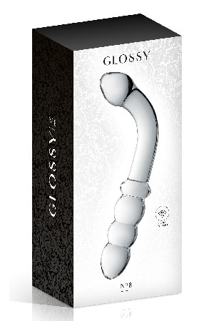 Glossy Dildo 8 Clear, 532065020
