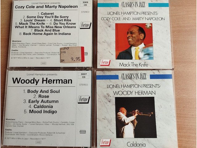 CozyCole/MartyNapoleon+WoodyHerman-Mack the Knife+Caldo