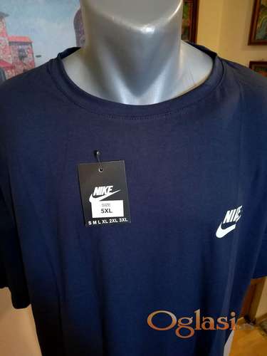 Nova muska majica Nike u velikim brojevima 5XL 6XL Teget Novo