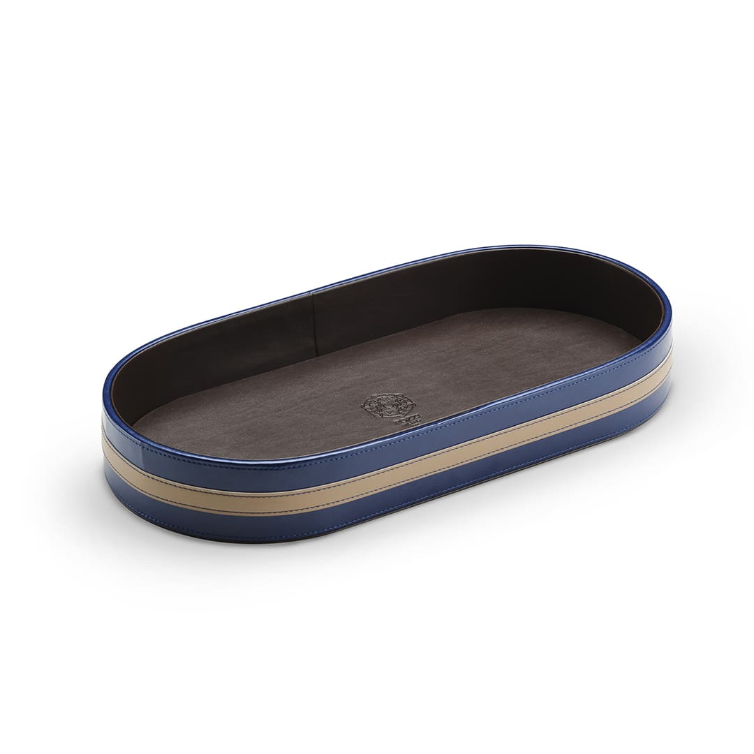 Pozzi Milano Leather Oval Tray – Činija