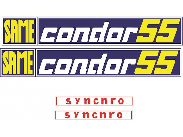 SAME CONDOR 55 - Nalepnice za traktor