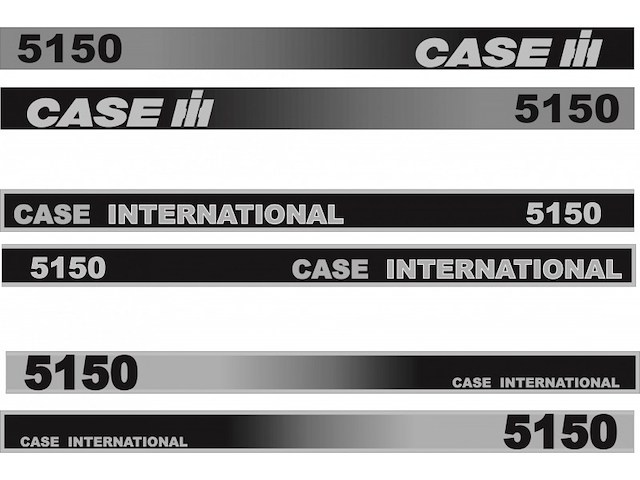 CASE 5150 - Nalepnice za traktor