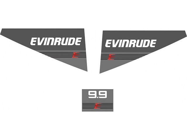 EVINRUDE 9.9 - Nalepnice za vanbrodski motor