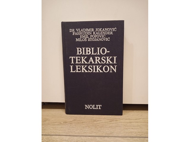 Bibliotekarski leksikon-V.Jokanović,F,Kalender