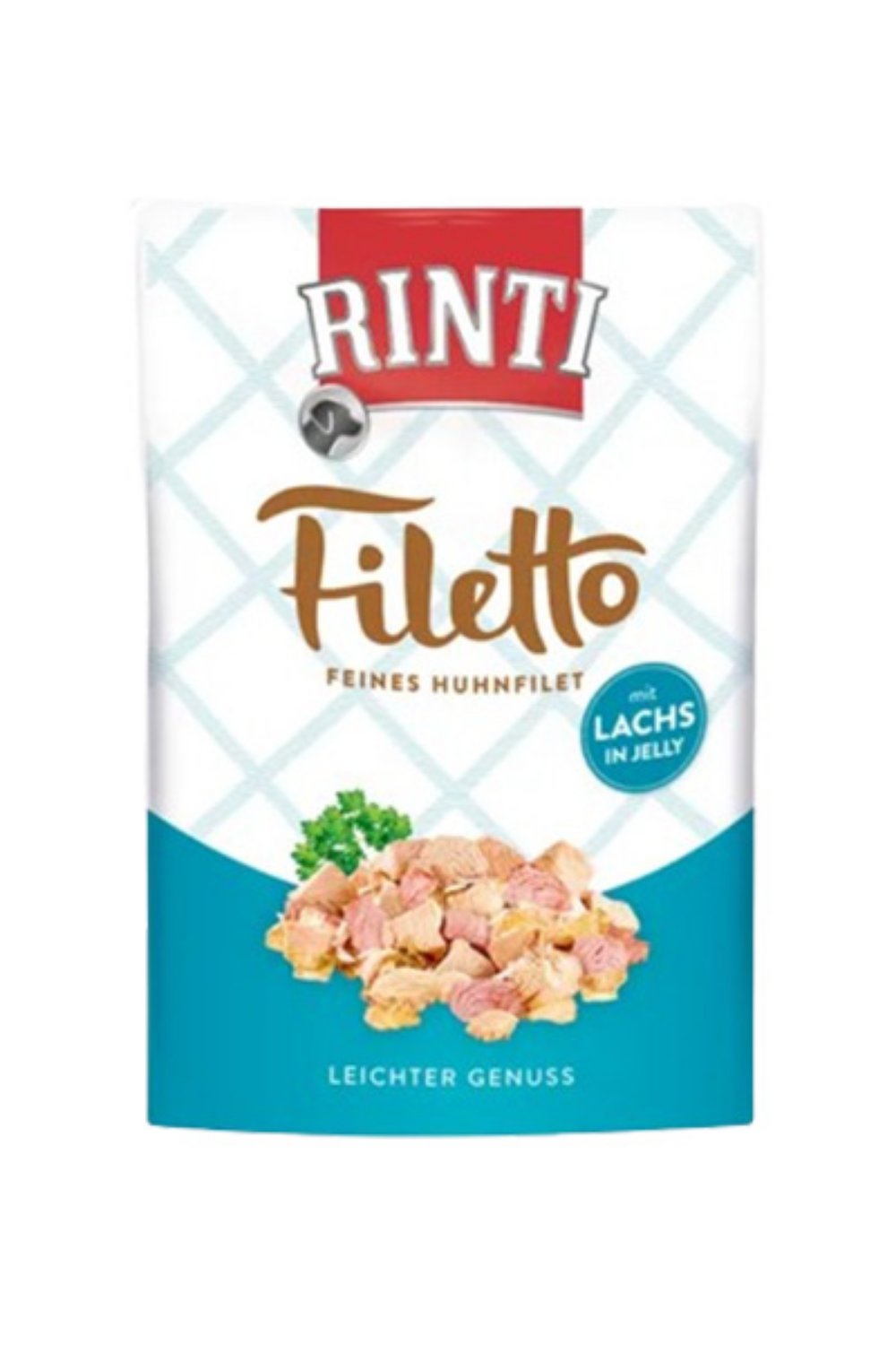 RINTI FILETTO piletina i losos u zeleu - sosic za pse 100g