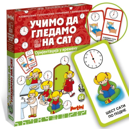 Učimo da gledamo na sat Memo pitalice ( 0002209 )