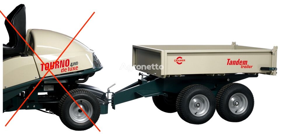 Cramer Tandem trailer for Cramer (Remarc) Tourno traktor kosilica