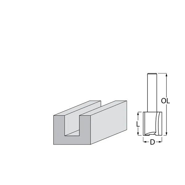 Makita Glodalo 8mm ravno / 12,7mm (D47569)