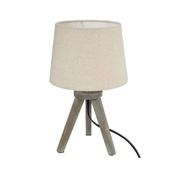 Lampa 18×30.5cm Pamuk/Poliester/Drvo Slonova Kost (161510A)