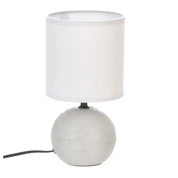 Lampa 13×24.5cm Pamuk/Poliester Svetlo Siva (116289L)