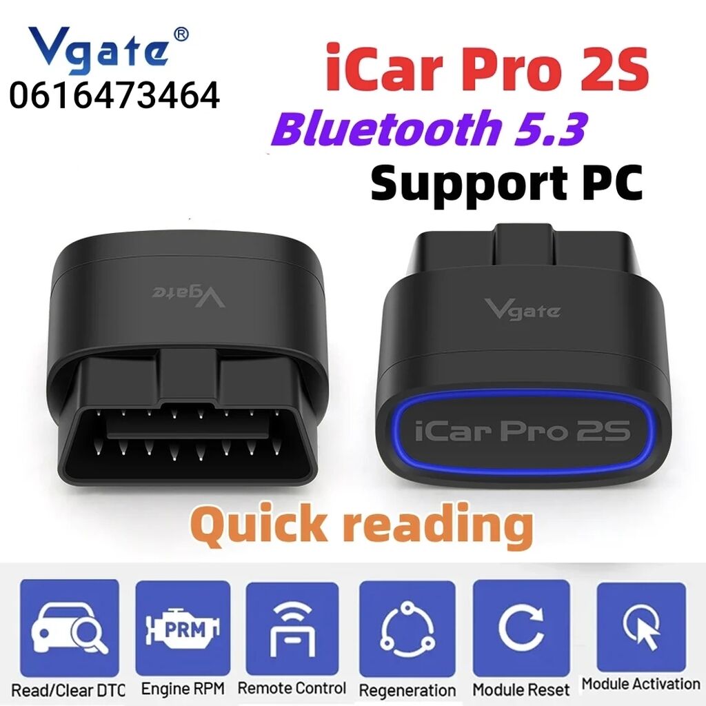 Vgate iCar Pro 2S OBD2 Bluetooth 5.3 za IOS Android Windows Vgate