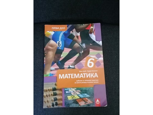 MATEMATIKA 6, udžbenik sa zbirkom 1. deo, BIGZ