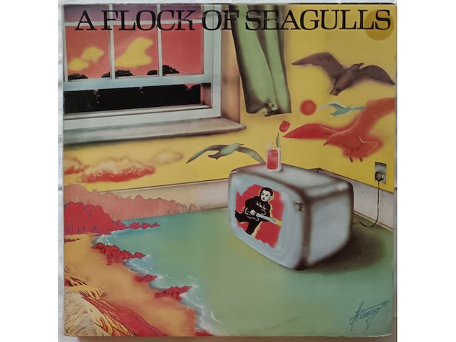 A  FLOCK  OF  SEAGULLS  -  A  flock  of  seagulls