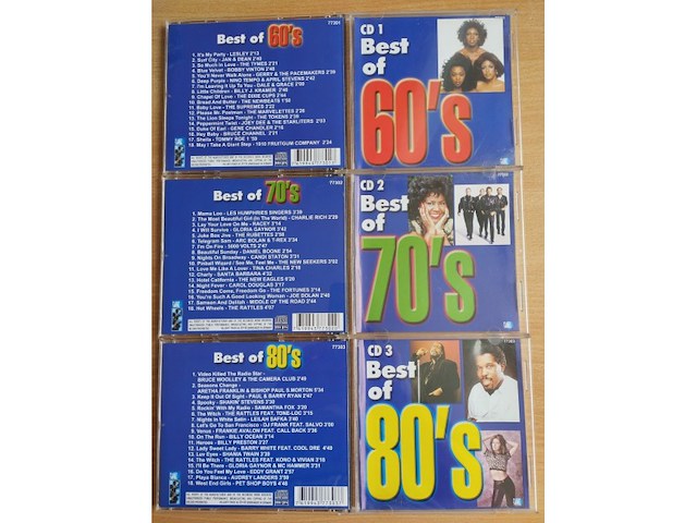 Best of 60s/70s/80s - Various Artists 3Cds