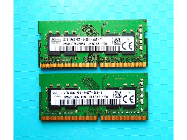 16GB (2x8) DDR4 2400Mhz SK Hynix Uparene