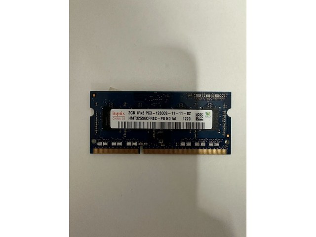 Hynix Laptop RAM Memorija 2 GB DDR3 1600MHz HMT325S6CF