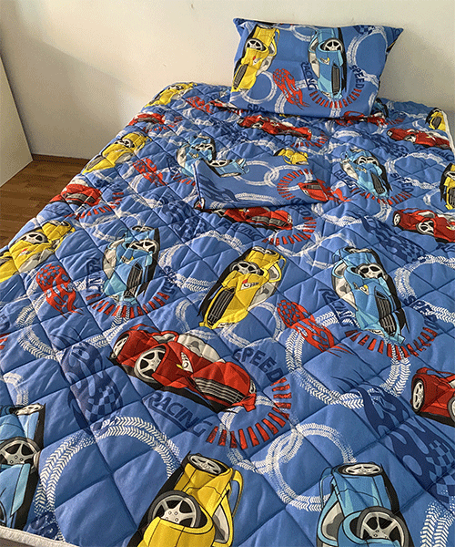 Štep deka sa posteljinom 140×210 – AUTIĆI