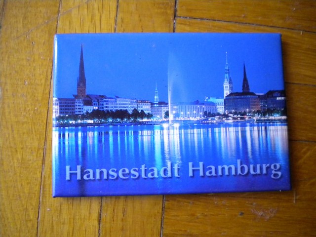 Hansestadt HAMBURG, magnet za frizider