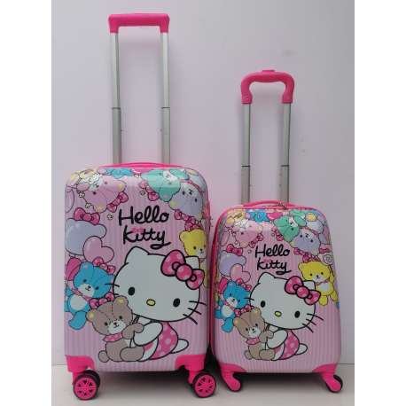 DECIJI KOFERI set 2u1 MOD.31 HELLO KITTY MEDA