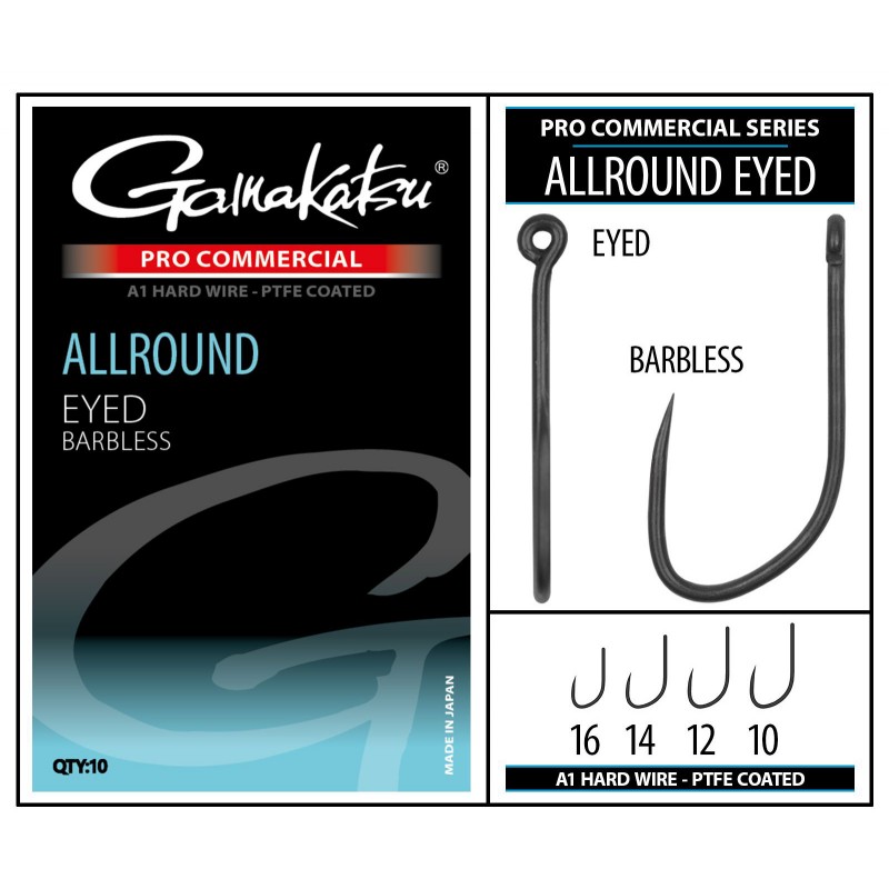 Gamakatsu Pro-C Allround Eyed A1 PTFE BL