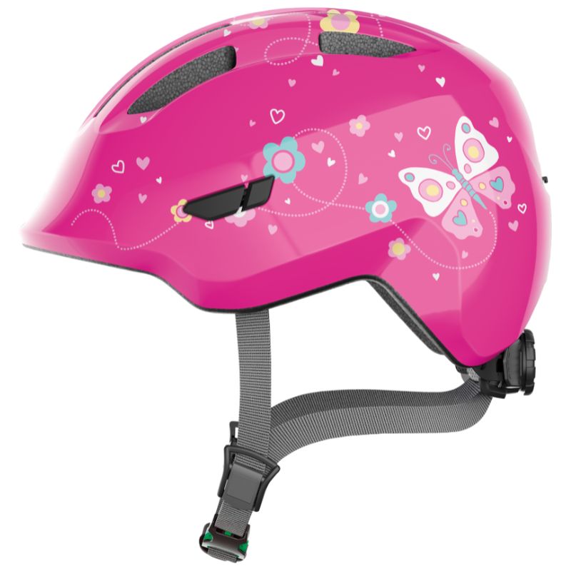 Kaciga za bicikliste ABUS Smiley 3.0 - pink butterfly M