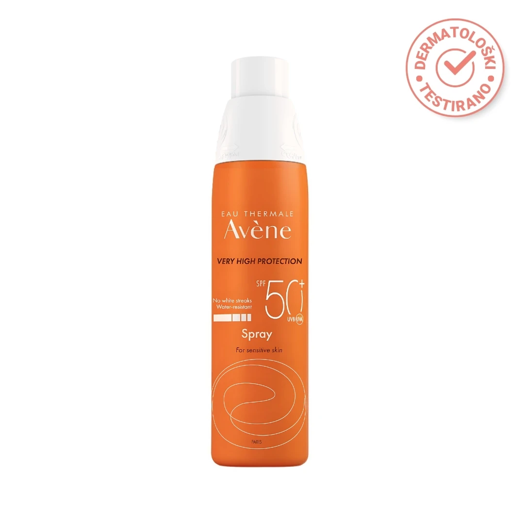 Avène SUN Sprej SPF50+ za Osetljivu Kožu Lica i Tela 200 mL