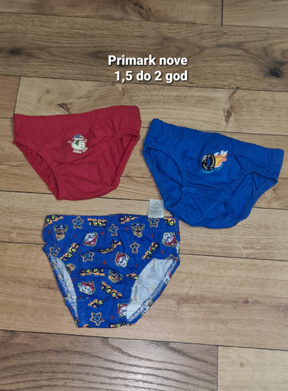 Primark nove 3 komada vel 86/92