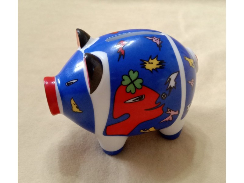 Porcelanska kasica Mini piggy bank dizajn Ambrogio