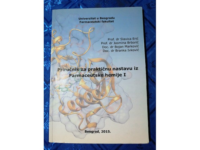 Priručnik za praktičnu nastavu iz Farmaceutske hemije I