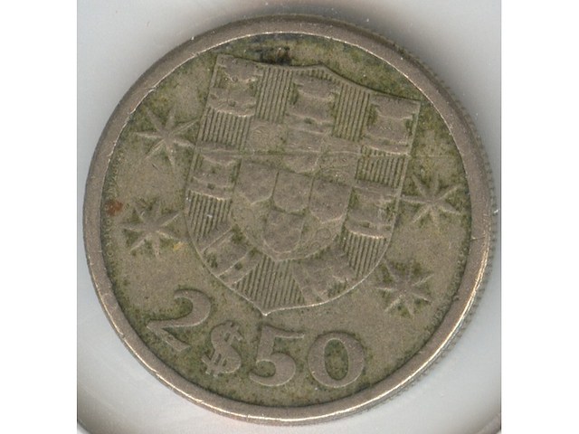 Portugalija 2,5 escudos 1963