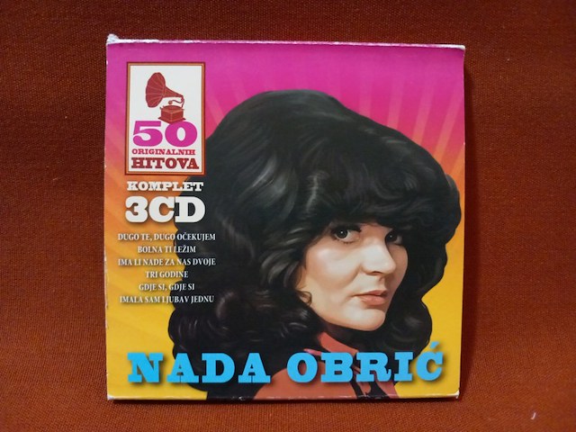 Nada Obric - 50 Originalnih Hitova 3Cd