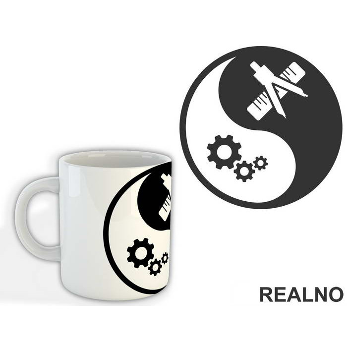 YIN YANG - ENGINEER - ŠOLJA