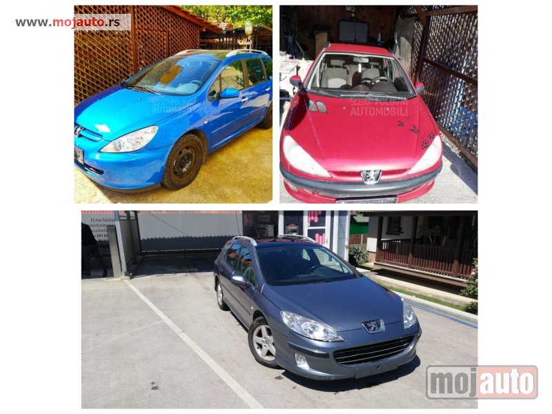 Delovi za Peugeot 206, 307, 407