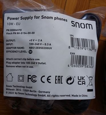 Novo - strujni adapter za SNOM IP telefone