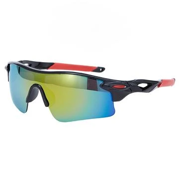 MARS CYCLING GLASSES FOR KIDS - RED / BLACK