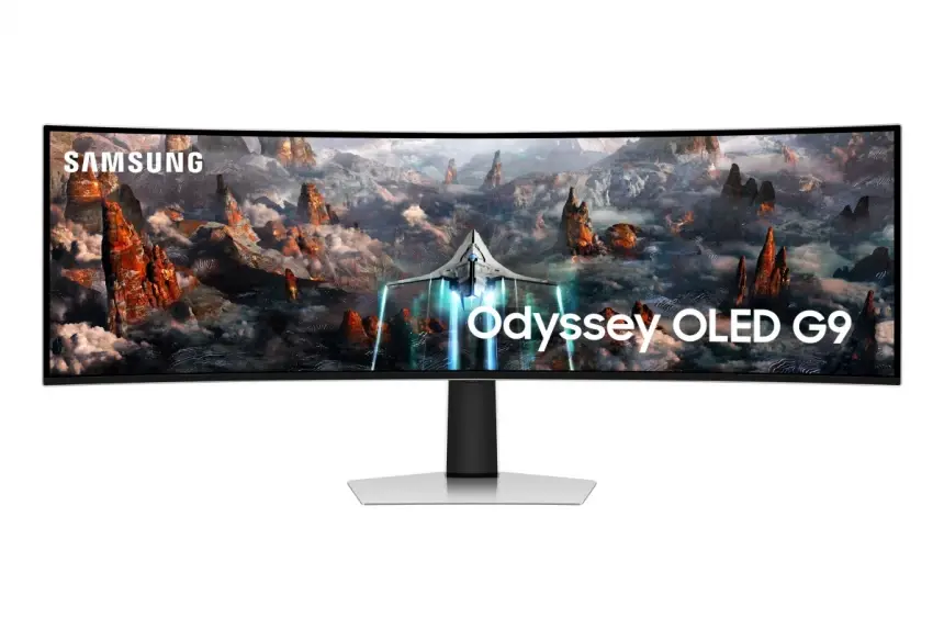 Monitor SAMSUNG LS49CG934SUXEN 49"/OLED,zakrivljen,32:9/5120x1440/240Hz/0.03ms GtG/HDMIx2,DP,USB