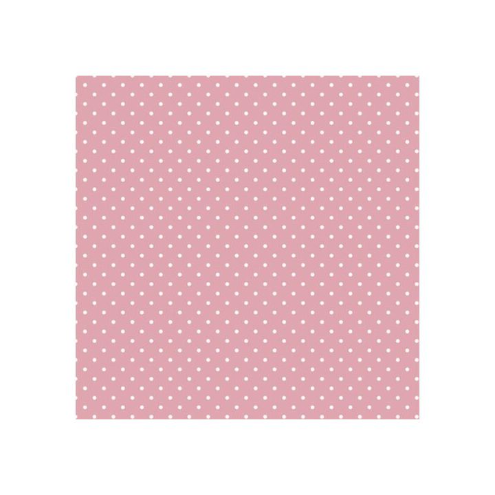 Dekupaž salvete - White Dots on Pink - 1kom