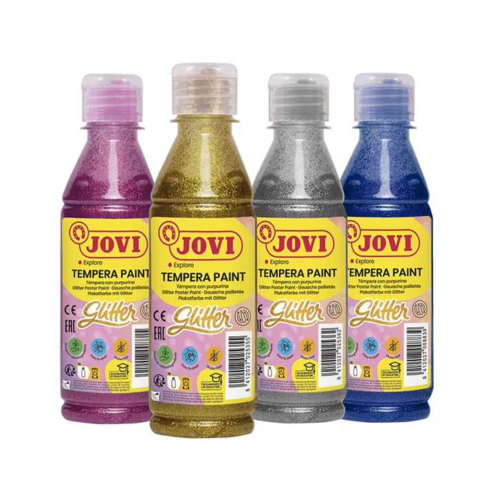 Tečna svetlucava tempera boja JOVI 250 ml | razne nijanse