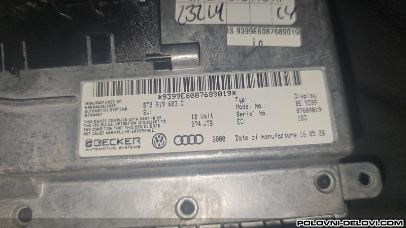 Displej Multimedija Audi A4 A5 8t0919603c