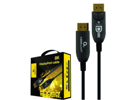 GEMBIRD CC-DP8K-AOC-10M Gembird Active Optical Cables (AOC) DisplayPort v.1.4 (8K@60Hz/4K@120Hz) 10m