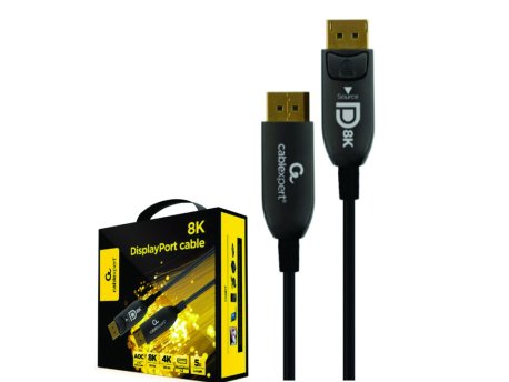 GEMBIRD CC-DP8K-AOC-5M Gembird Active Optical Cables (AOC) DisplayPort v.1.4 (8K@60Hz/4K@120Hz) 5m