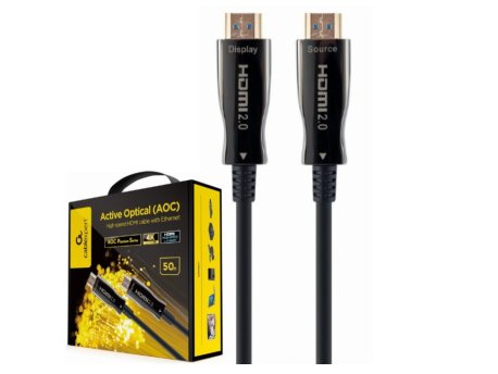 GEMBIRD CCBP-HDMI-AOC-50M-02 Gembird Active Optical (AOC) High speed HDMI cable with Ethernet Premium 50m