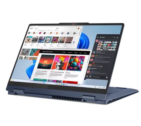 Lenovo - Laptop LENOVO IdeaPad 5 2in1 14IRU9 DOS/14"IPS WUXGA Touch/i7-150U/16GB/1TB SSD/Backlit SRB/teget