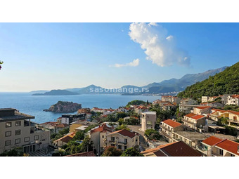 Dvosoban stan sa prelijepim pogledom, Sveti Stefan, Budva