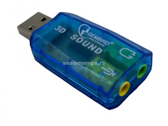 CMP-SOUNDUSB13 ** Gembird USB 5.1 3D zvucna karta, zamenjuje audio kontrolor u PC (SC-USB-01) (223)