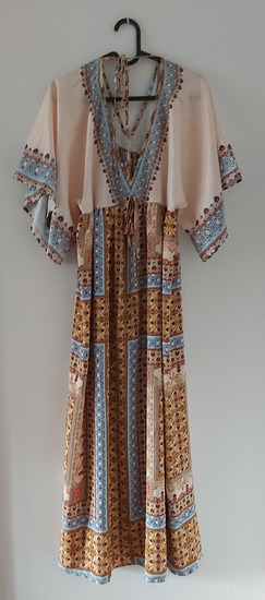 SHEIN boho maksi haljina