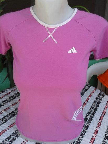 adidas roze pamucna majica