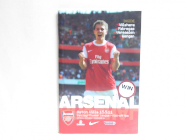 Program Arsenal - Blackburn 15.5.2011.